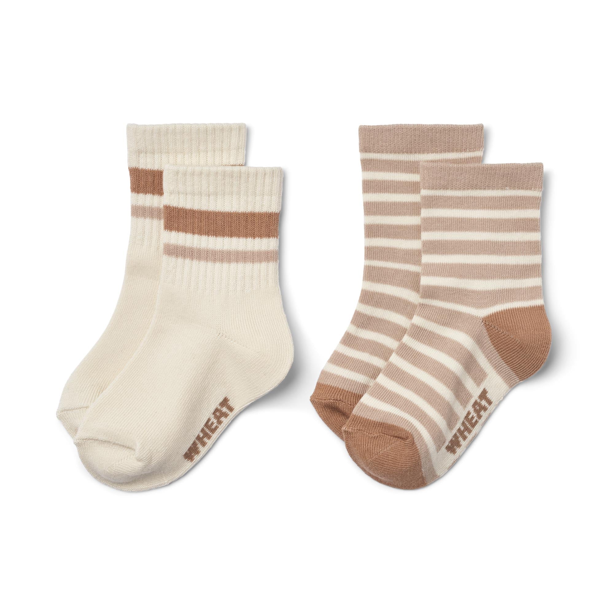 2 pk Jamie Socks – Wheat Kids Clothing