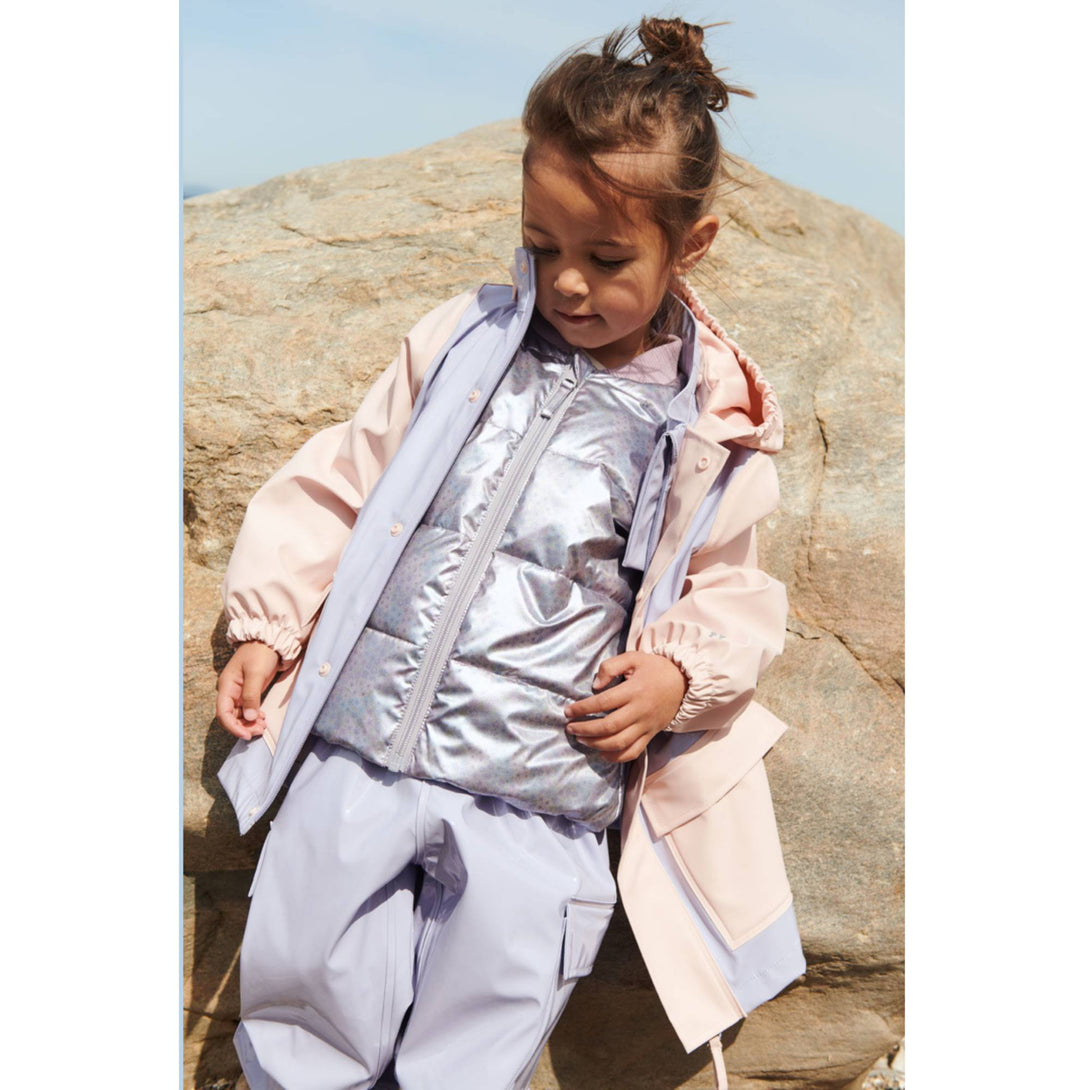Rainwear Otu Jacket lilac cosmic sky – Wheat Kids Clothing
